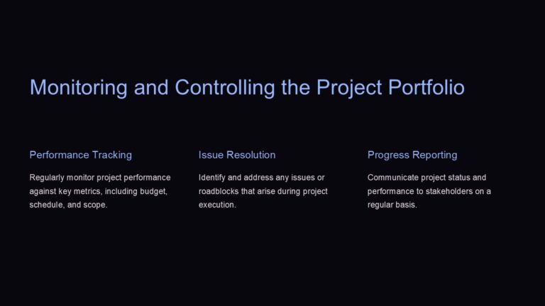 Project Portfolio Management PowerPoint Template : 100% Editable PPTx