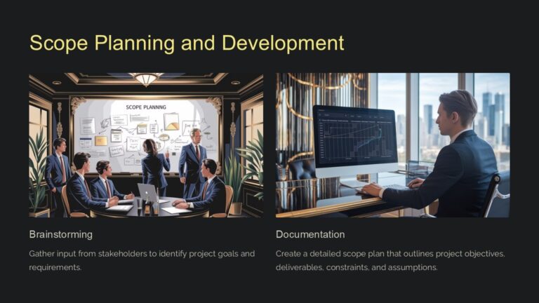 Project Scope PowerPoint Template : 100% Editable PPTx