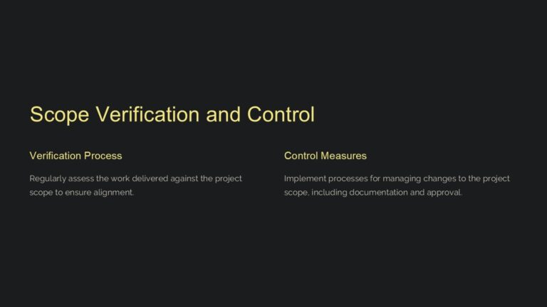 Project Scope PowerPoint Template : 100% Editable PPTx