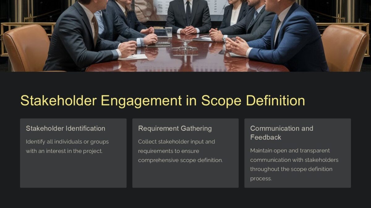 Project Scope PowerPoint Template - PPTUniverse