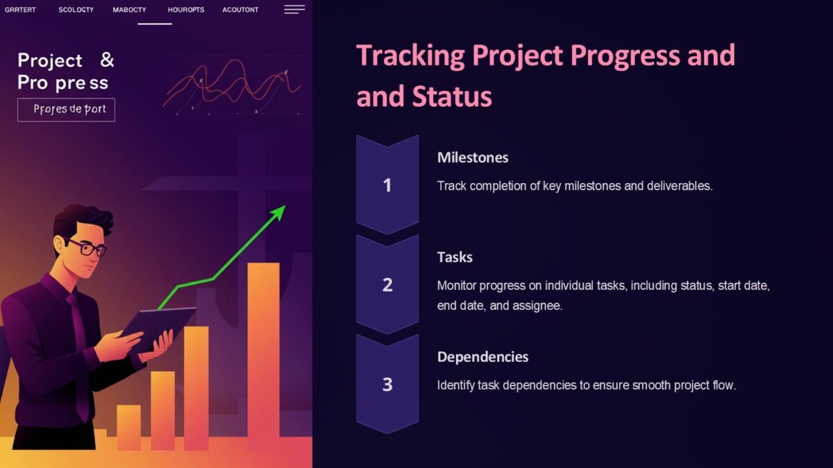Project Status PowerPoint Template - PPTUniverse