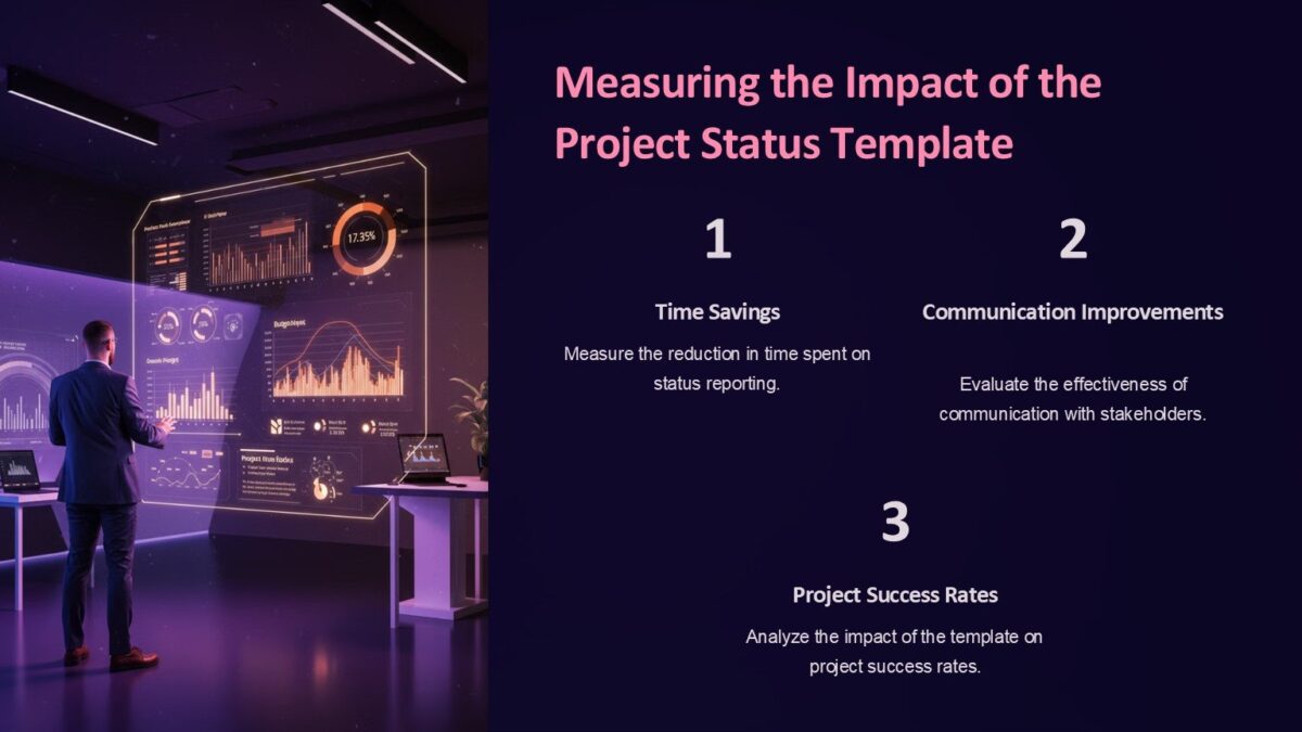 Project Status PowerPoint Template - PPTUniverse