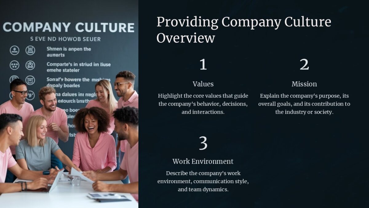 Providing Company Culture Overview PowerPoint Presentation : 100% ...