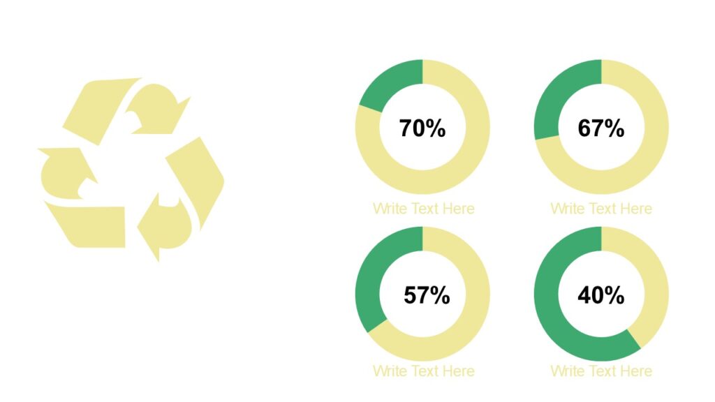 Recycle Monotone Icon PowerPoint Presentation : 100% Editable PPTx
