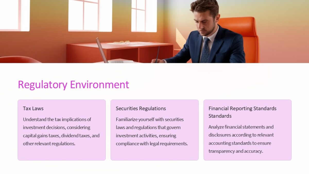 Regulatory Environment PowerPoint Presentation : 100% Editable PPTx