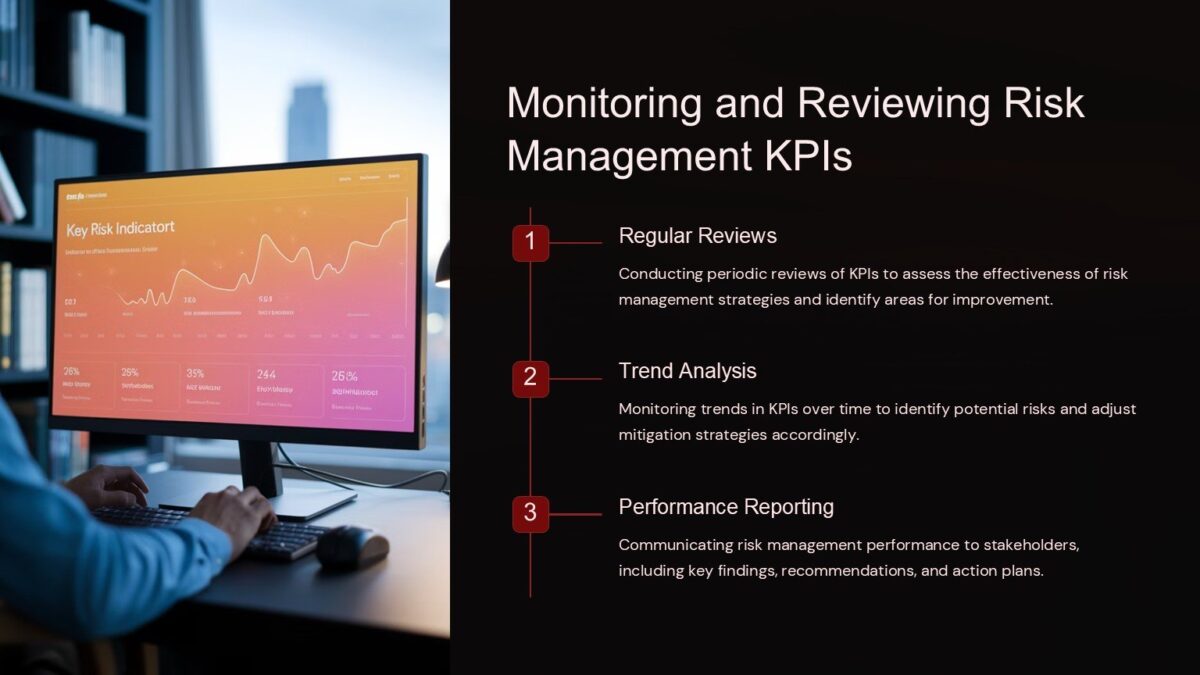 Risk Management KPI PowerPoint Template : 100% Editable PPTx