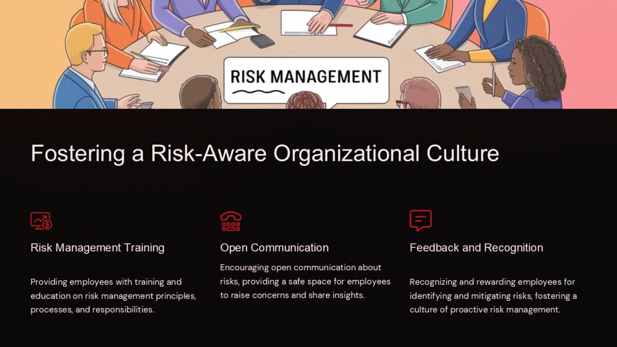 Risk Management KPI PowerPoint Template : 100% Editable PPTx