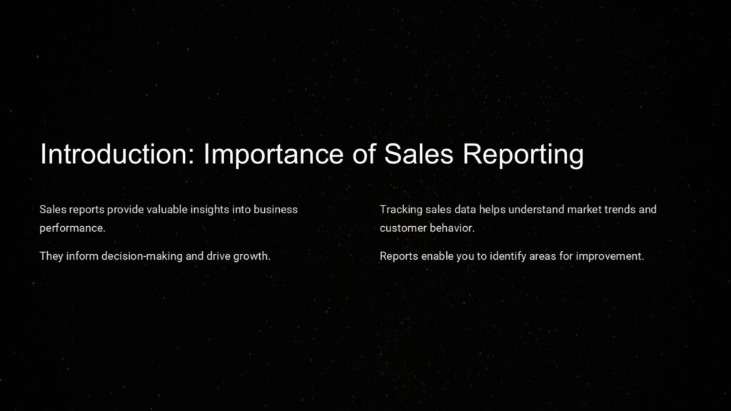 Sales Reports PowerPoint Template - PPTUniverse