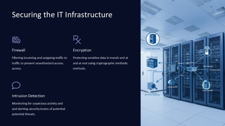 Securing the IT Infrastructure PowerPoint Presentation : 100% Editable PPTx