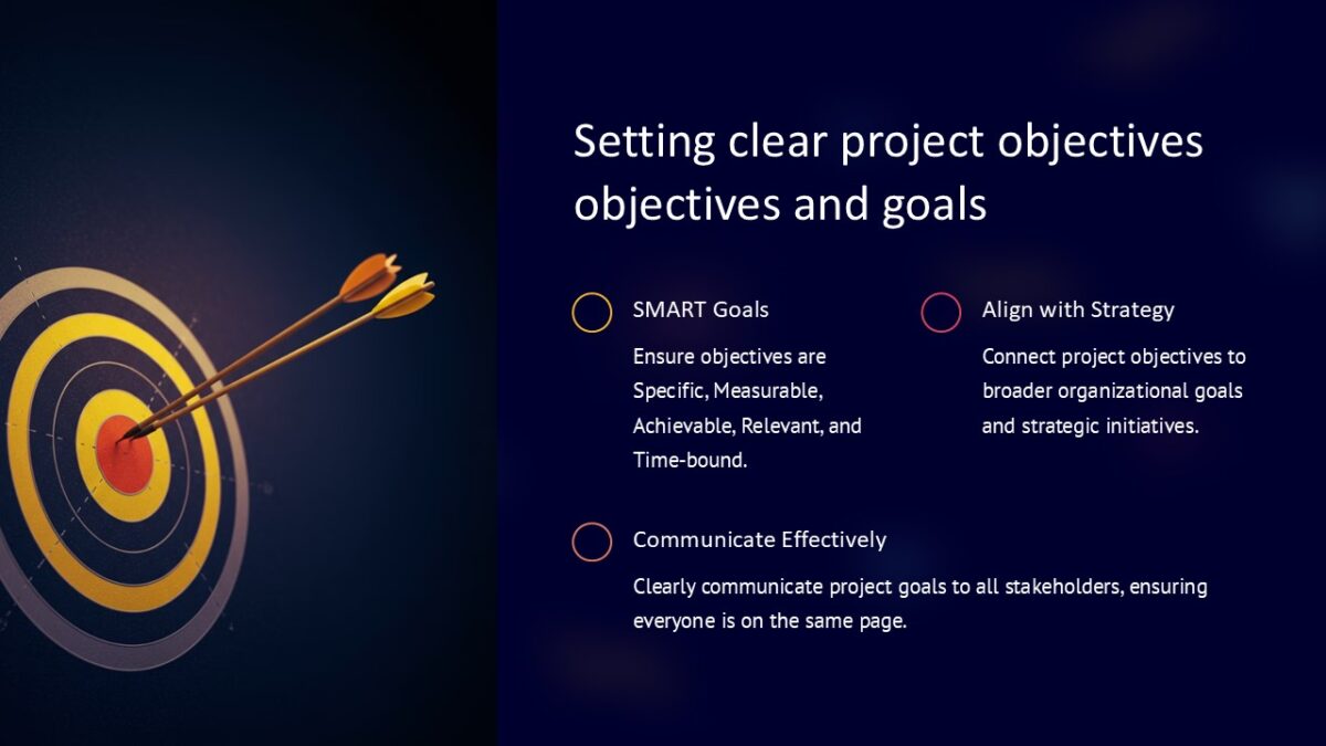 Setting clear project objectives and goals PowerPoint Presentation ...