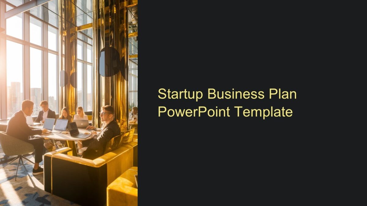 Startup Business Plan PowerPoint Template - PPTUniverse
