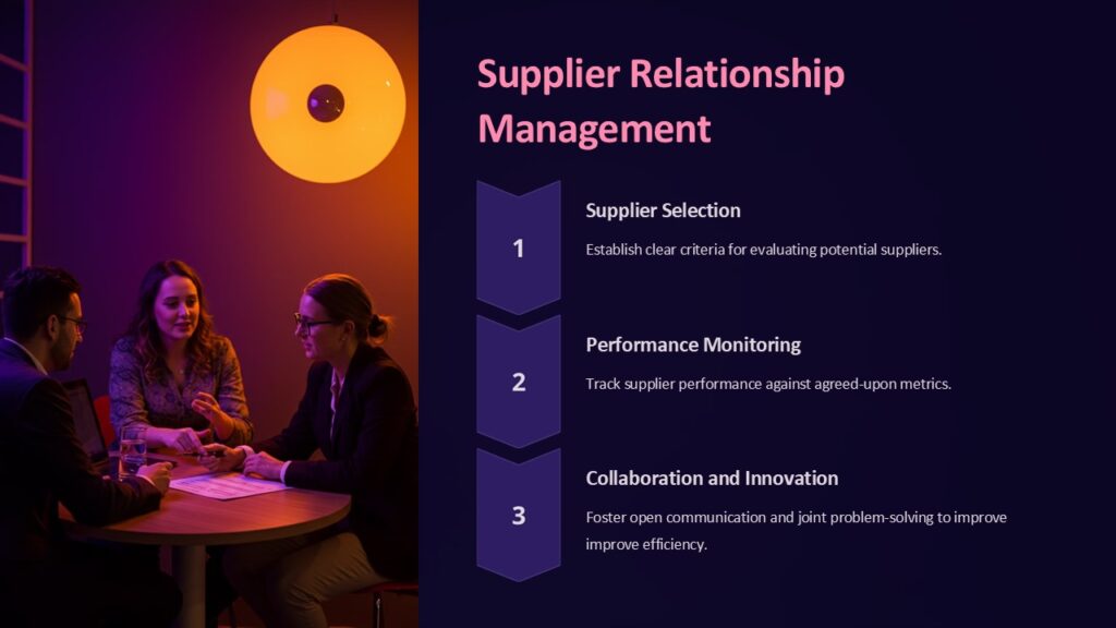 Supplier Relationship Management Slide2 PowerPoint Presentation : 100% ...