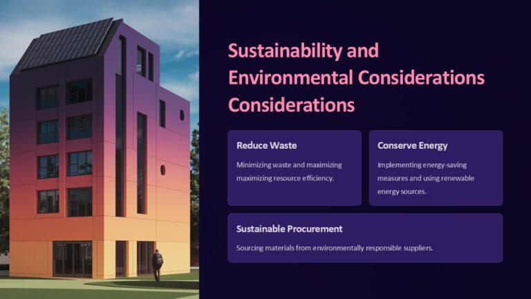 Sustainability and Environmental Considerations PowerPoint Presentation ...