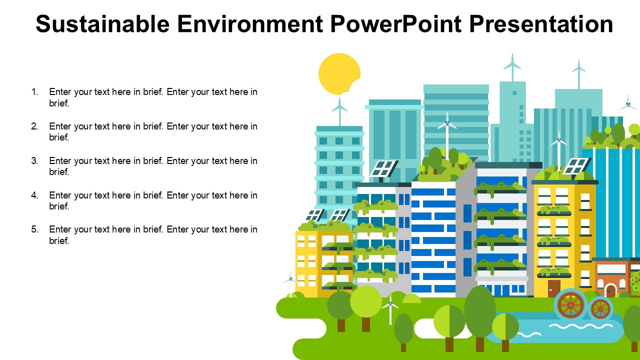 Sustainable Environment PowerPoint Presentation - PPTUniverse