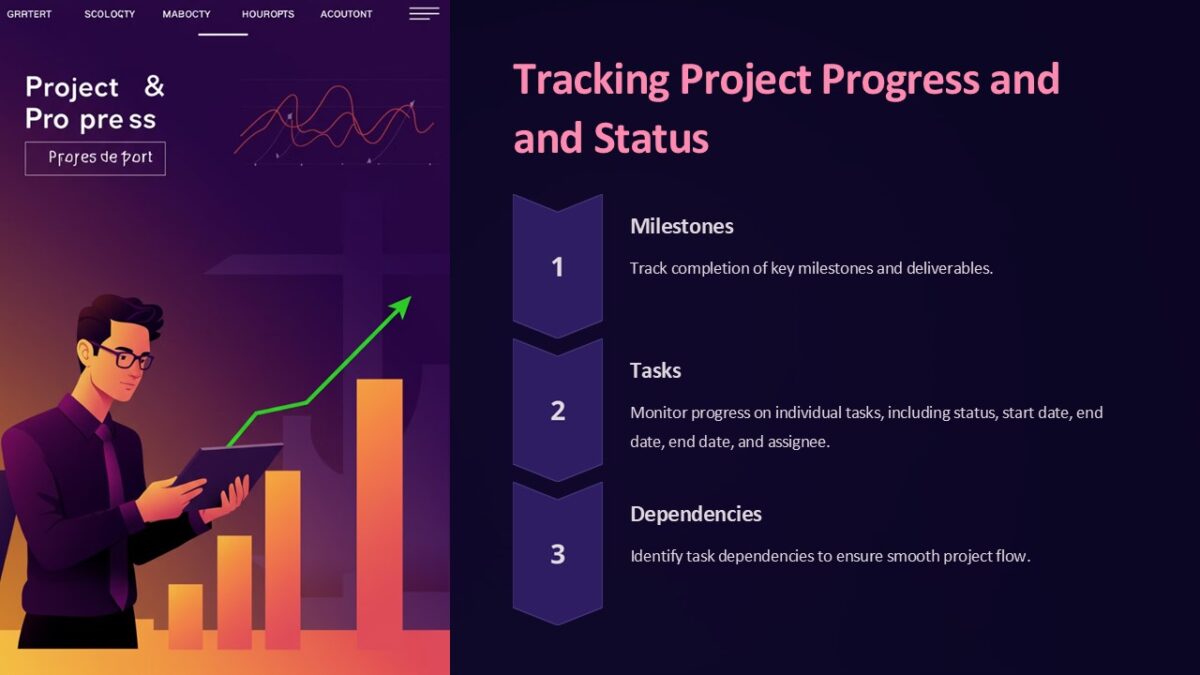 Tracking Project Progress and Status PowerPoint Presentation - PPTUniverse
