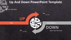 Up And Down PowerPoint Template : 100% Editable PPTx