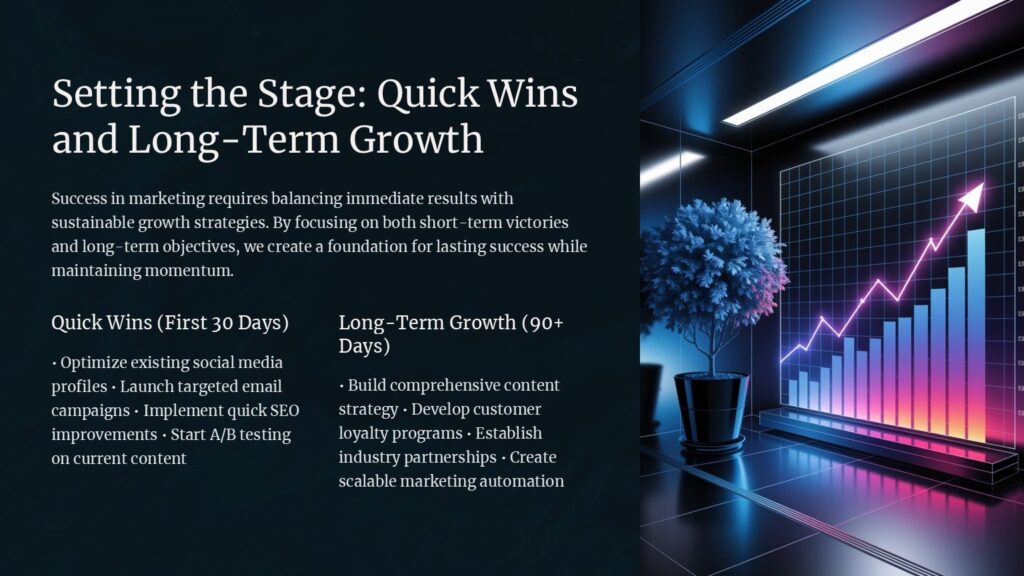 3 Month Marketing Plan PowerPoint Template - PPTUniverse