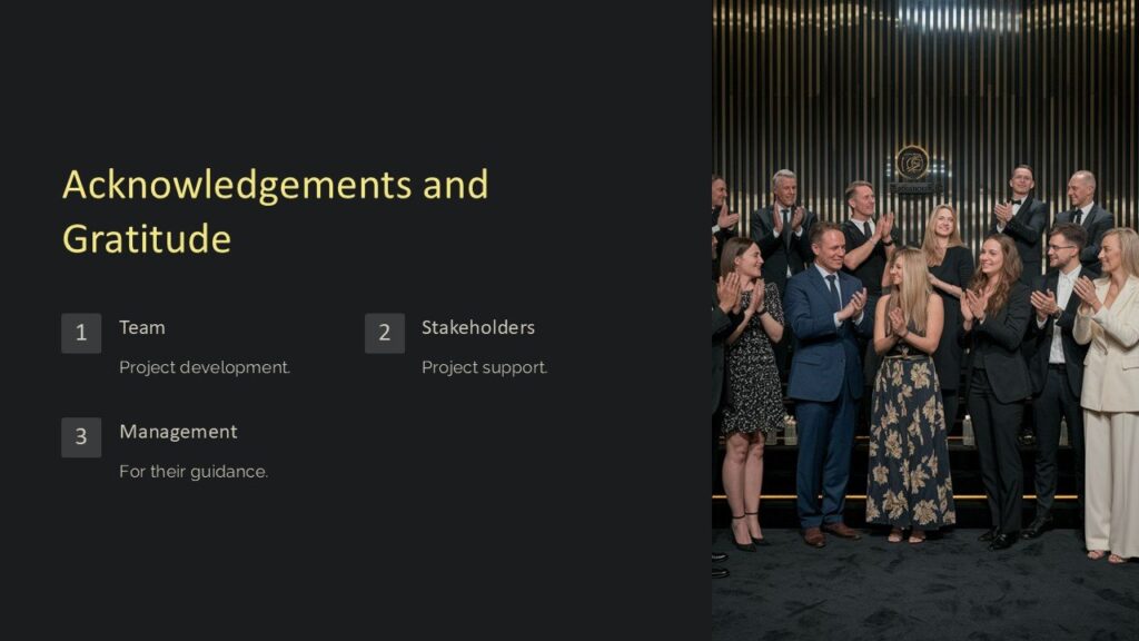 Acknowledgements and Gratitude PowerPoint Presentation : 100% Editable PPTx