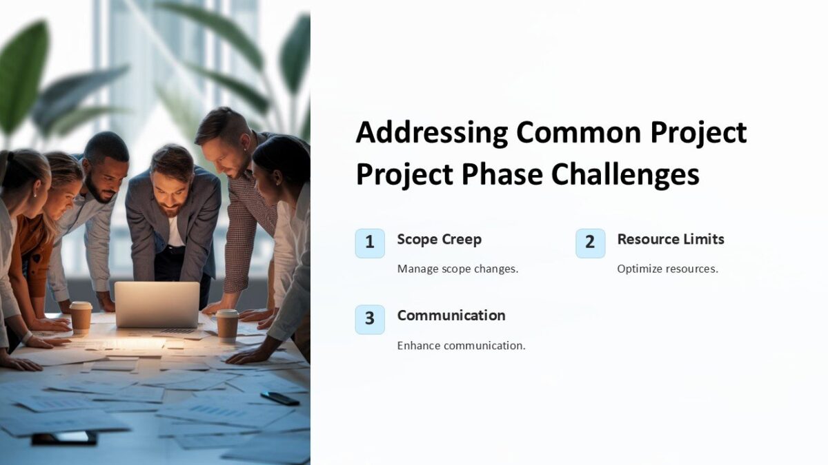 Addressing Common Project Phase Challenges PowerPoint Presentation ...
