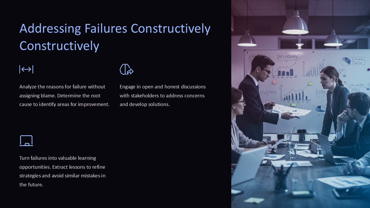 Addressing Failures Constructively PowerPoint Presentation : 100% ...