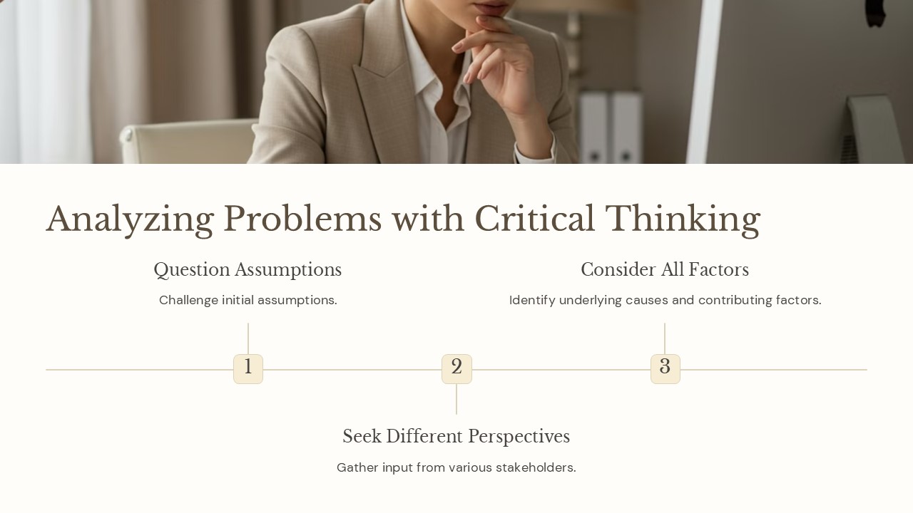 Analyzing Problems with Critical Thinking PowerPoint Presentation - PPTUniverse