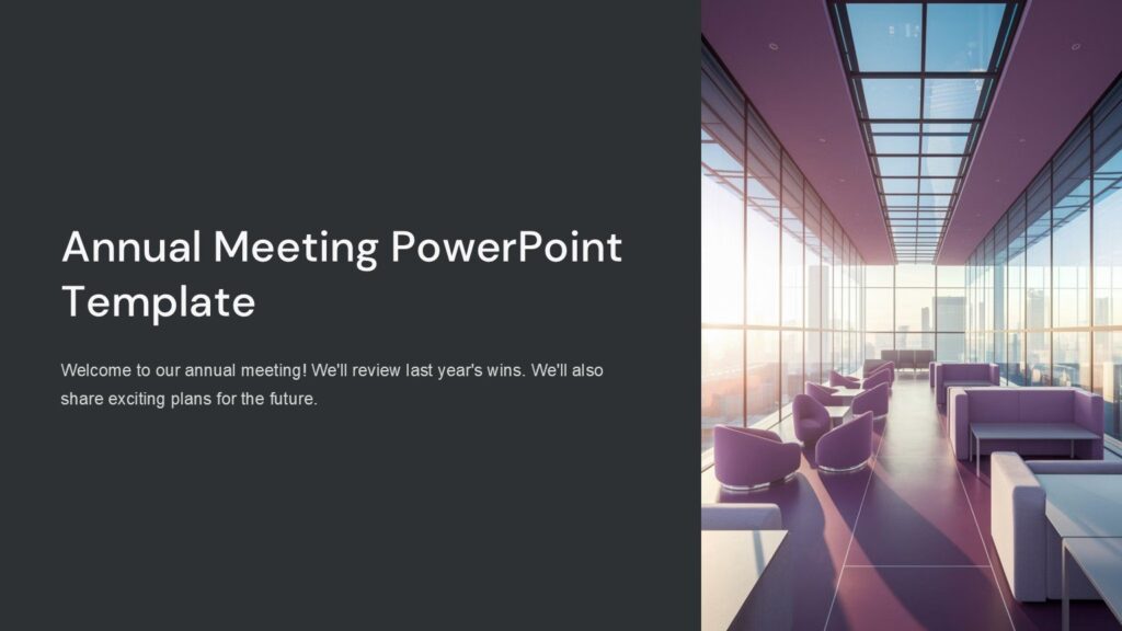 Annual Meeting PowerPoint Template - PPTUniverse