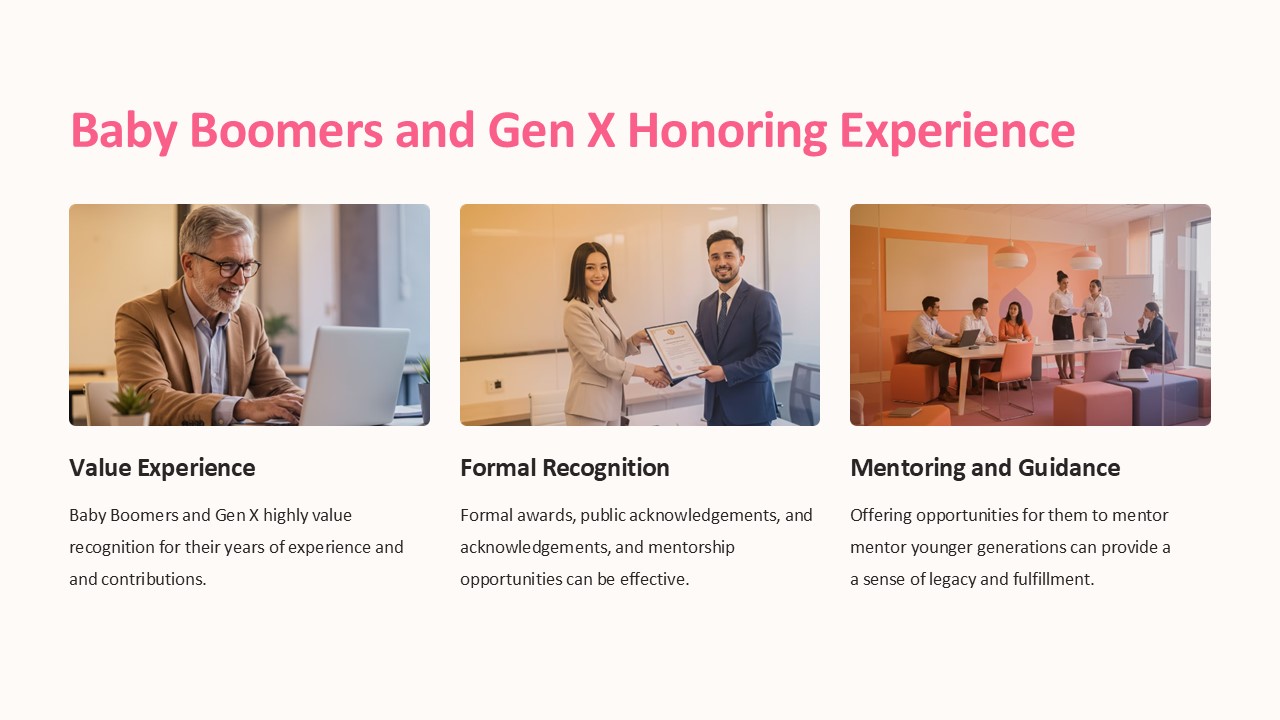 Baby Boomers and Gen X Honoring Experience PowerPoint Presentation ...