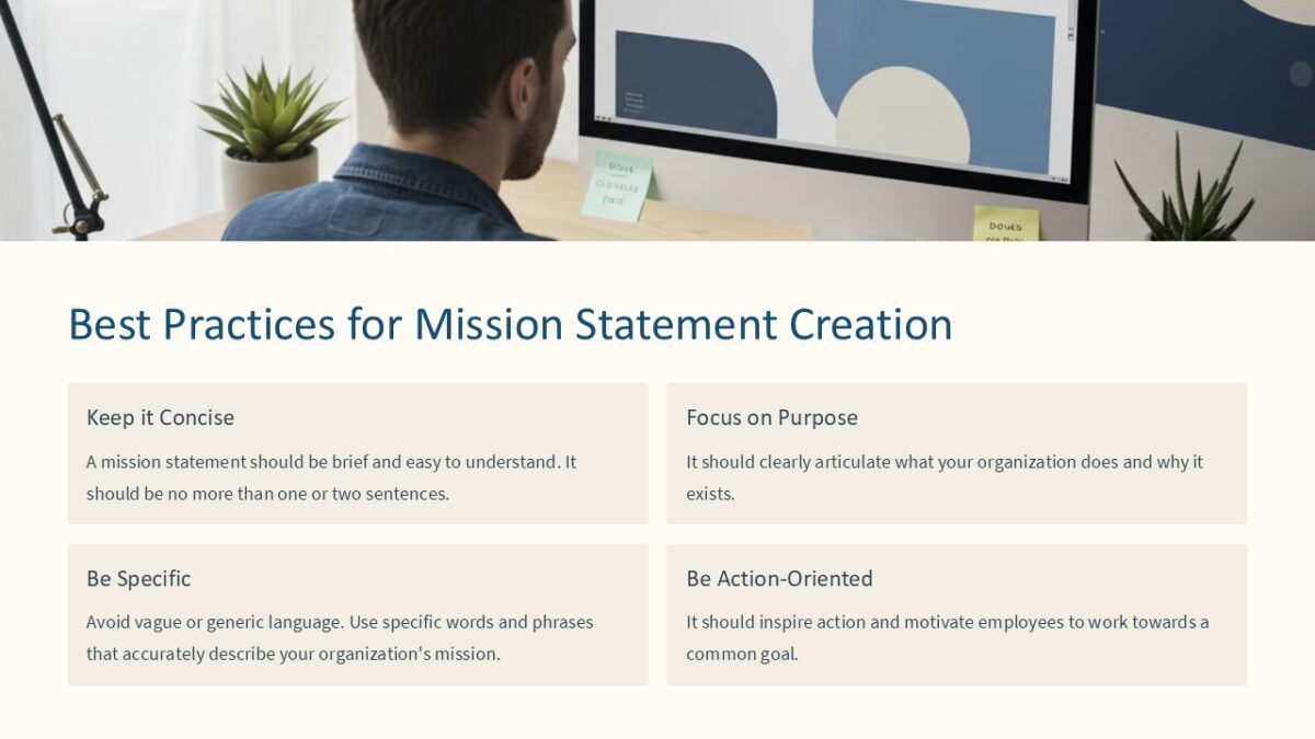 Best Practices for Mission Statement Creation PowerPoint Presentation ...