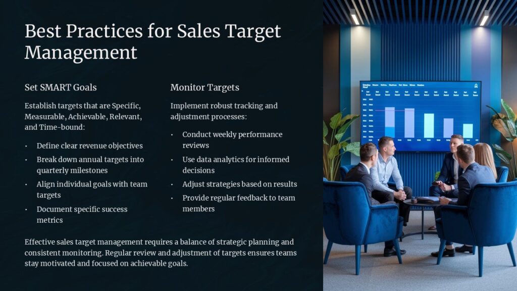 Best Practices for Sales Target Management PowerPoint Presentation ...