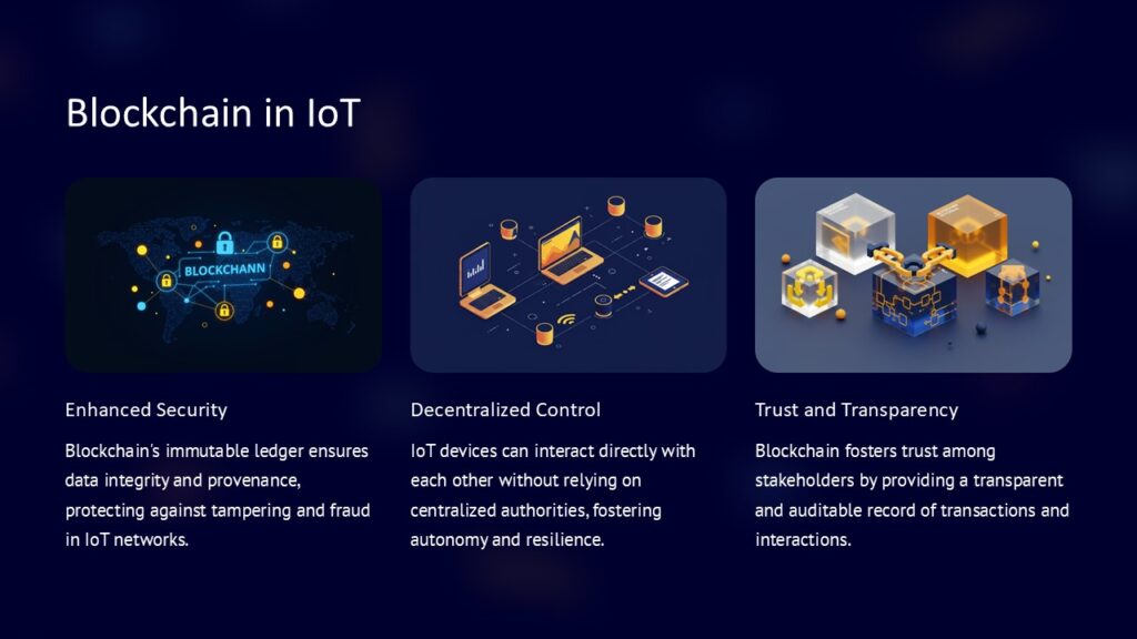 Blockchain in IoT PowerPoint Presentation - PPTUniverse