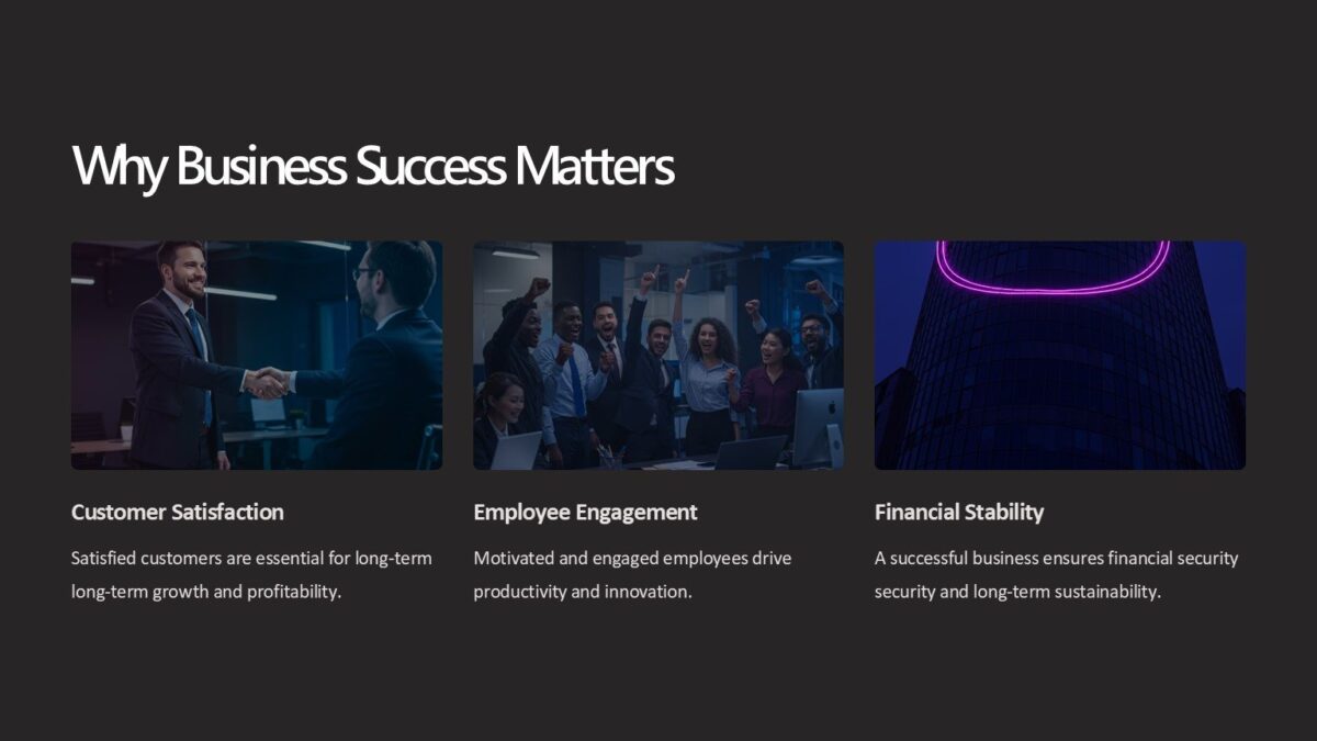 Business Success PowerPoint Template - PPTUniverse