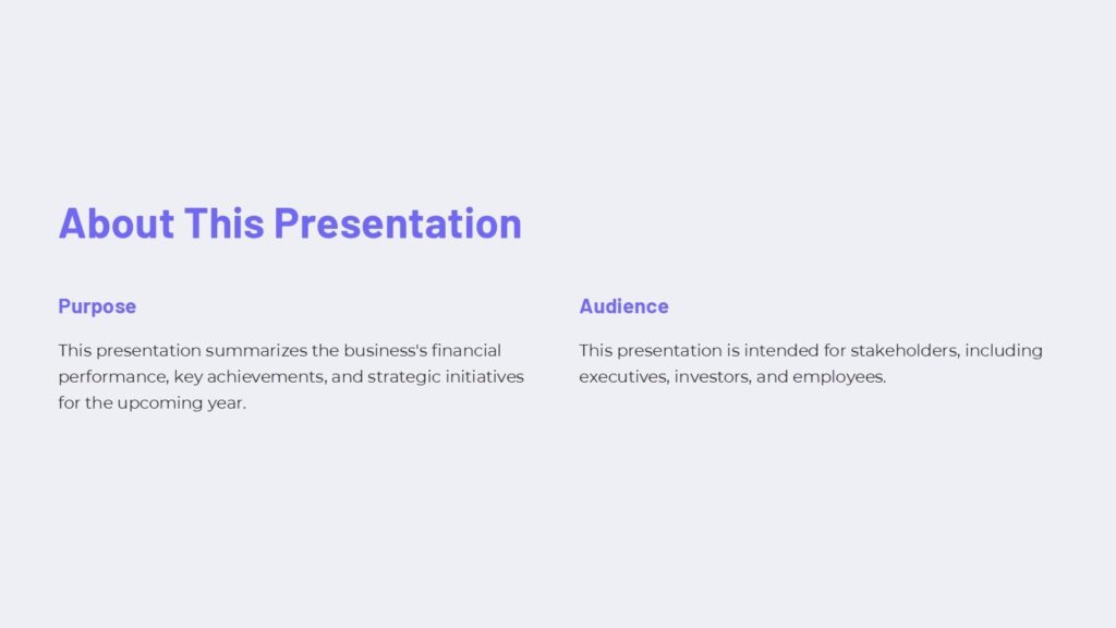 Business Year End PowerPoint Template - PPTUniverse