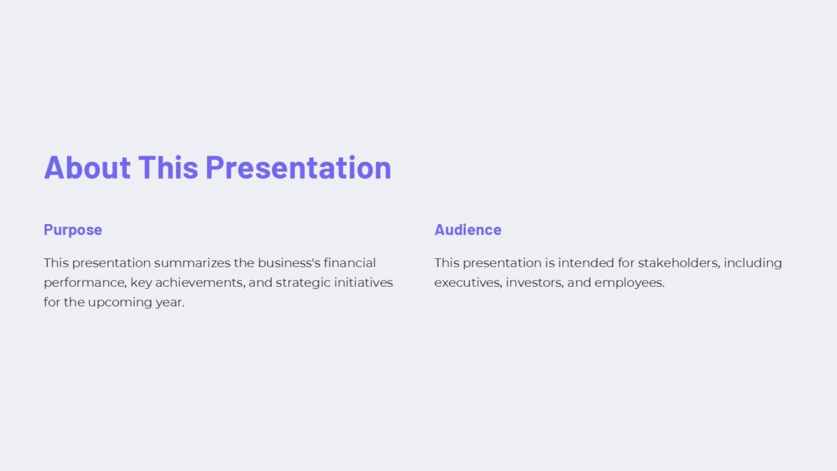 Business Year End PowerPoint Template - PPTUniverse