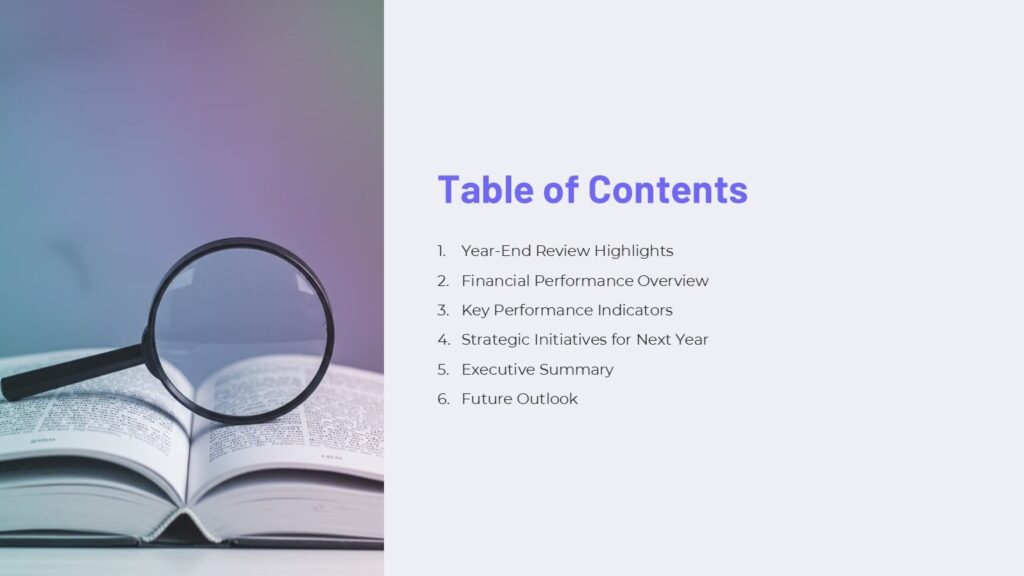 Business Year End PowerPoint Template - PPTUniverse