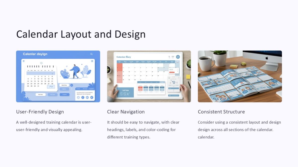 Calendar Layout and Design PowerPoint Presentation - PPTUniverse
