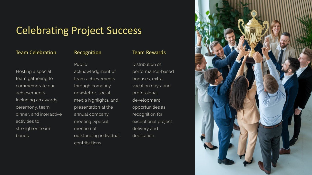 Celebrating Project Success PowerPoint Presentation - PPTUniverse