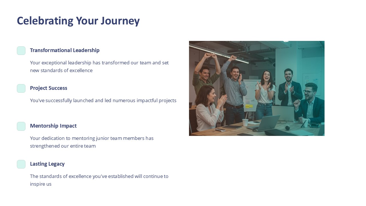 Celebrating Your Journey PowerPoint Presentation - PPTUniverse