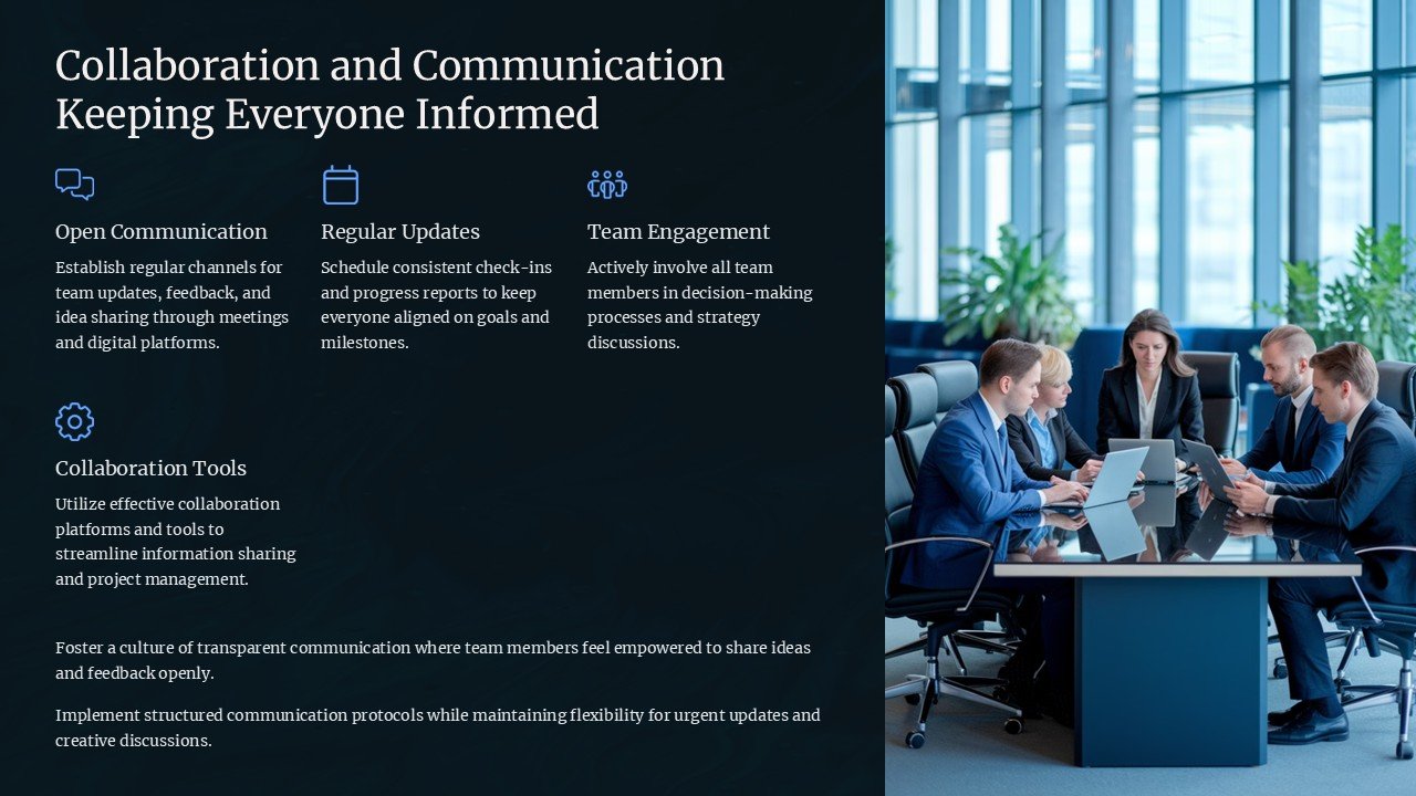 Collaboration and Communication Keeping Everyone Informed PowerPoint ...