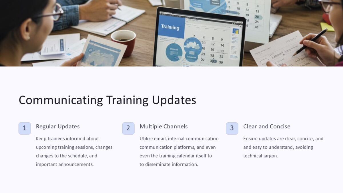 Communicating Training Updates PowerPoint Presentation - PPTUniverse