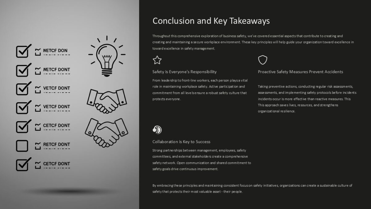 Conclusion and Key Takeaways PowerPoint Presentation - PPTUniverse
