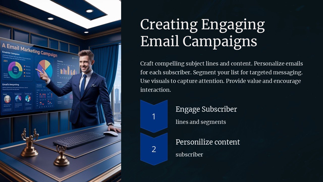 Creating Engaging Email Campaigns PowerPoint Presentation - PPTUniverse