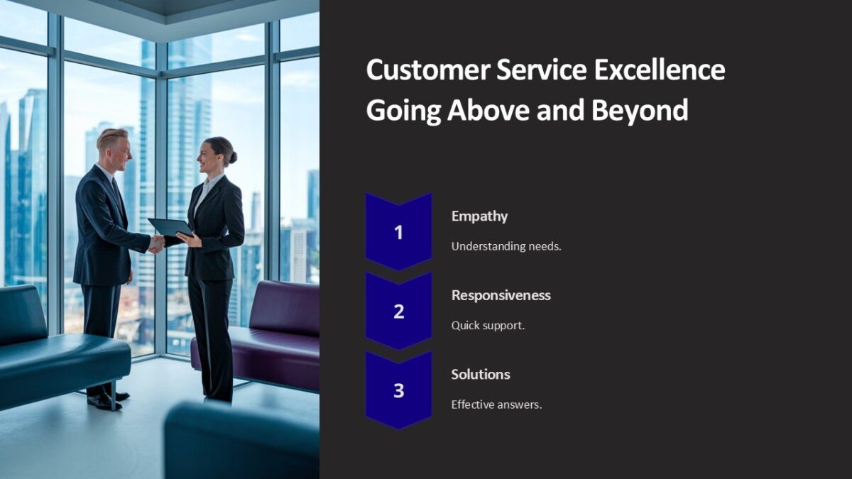 Customer Service Excellence Going Above and Beyond PowerPoint ...