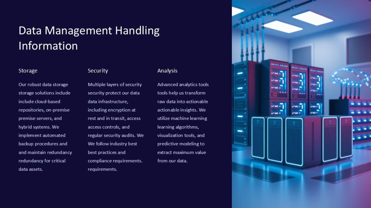 Data Management Handling Information PowerPoint Presentation - PPTUniverse