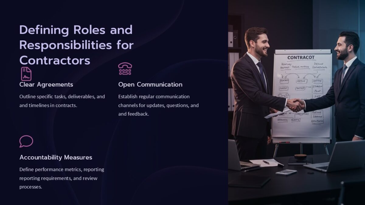 Defining Roles and Responsibilities for Contractors PowerPoint ...