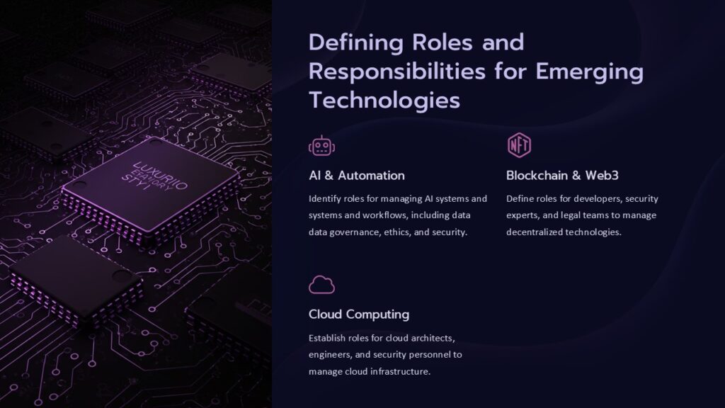 Defining Roles and Responsibilities for Emerging Technologies PowerPoint Presentation - PPTUniverse