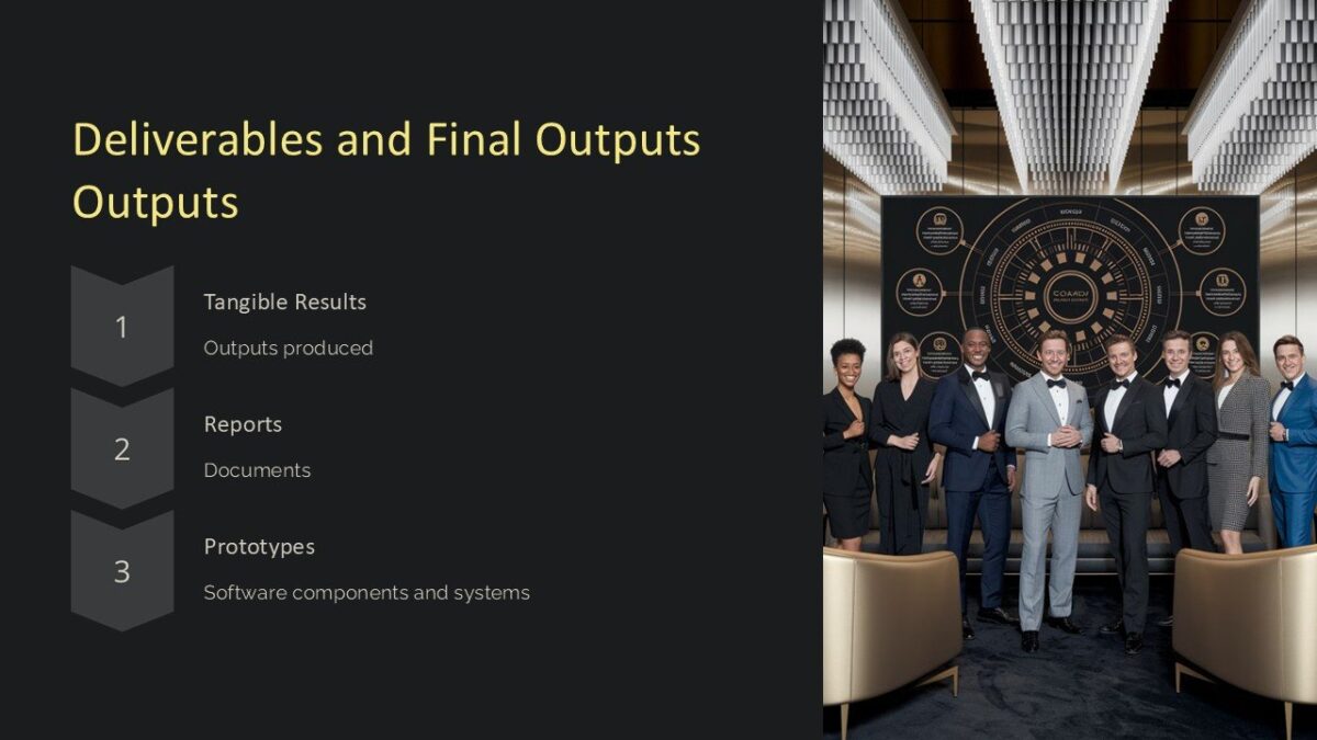 Deliverables and Final Outputs PowerPoint Presentation : 100% Editable PPTx