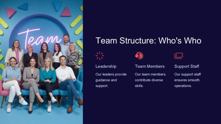 Department Introduction PowerPoint Template : 100% Editable PPTx