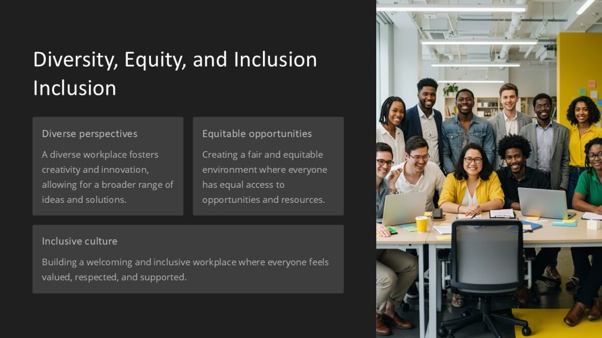 Diversity, Equity, and Inclusion PowerPoint Presentation - PPTUniverse