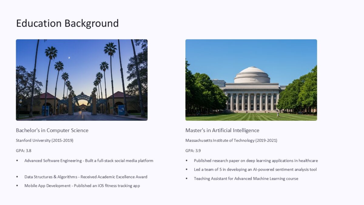 Education Background PowerPoint Presentation - PPTUniverse