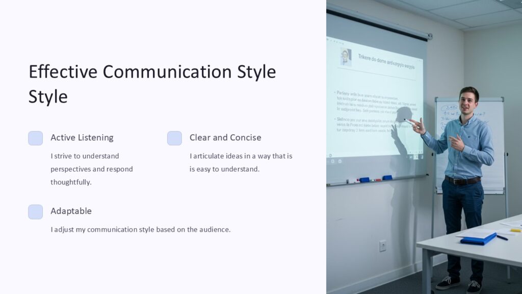 Effective Communication Style Powerpoint Presentation Pptuniverse
